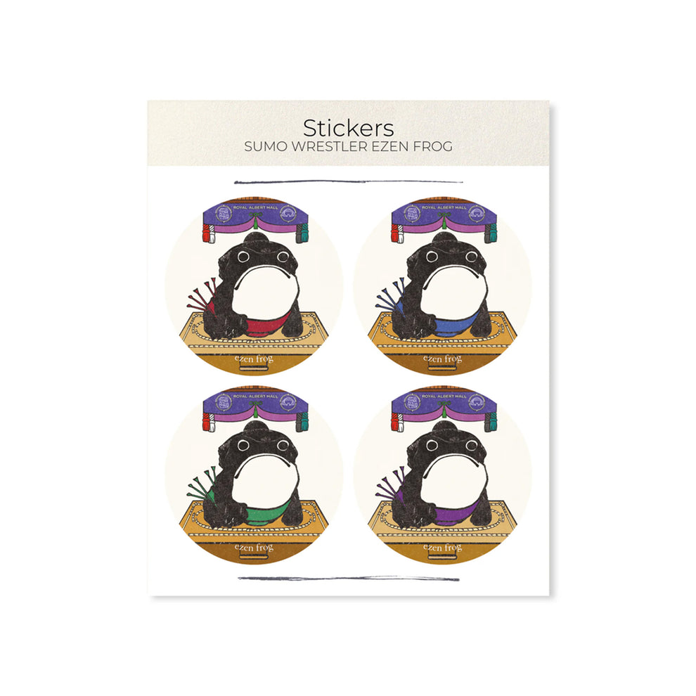 Sumo Wrestler Ezen Frog Stickers – Royal Albert Hall
